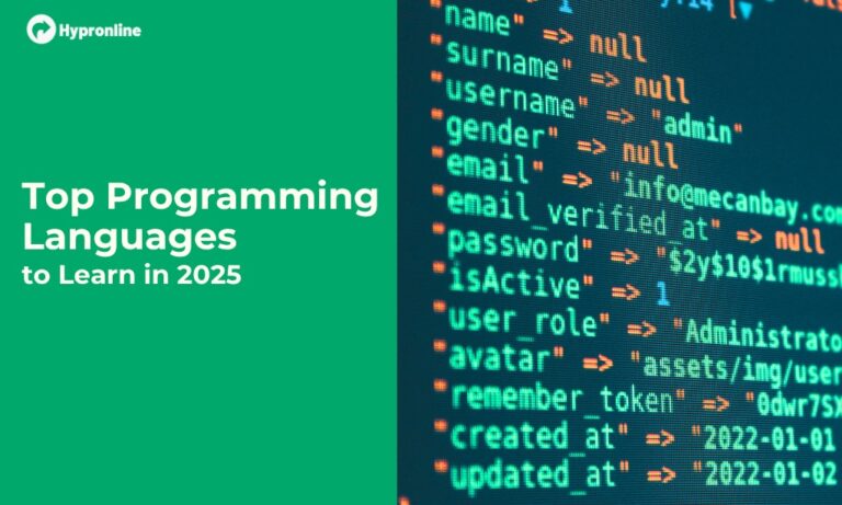 Top Programming Languages to Learn in 2025 | Guide
